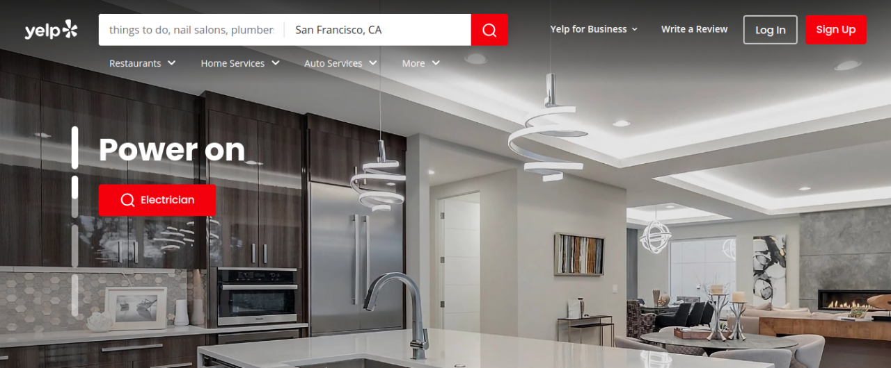 How to Build Yelp clone website With AI Using CodeConductor